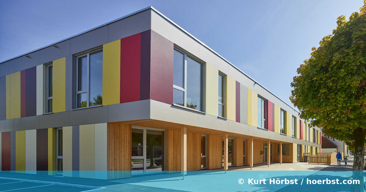 Kindergarten und Hort Bad Hall, ARCHITEKTURKANTINE - Bad Hall (A). Foto ...